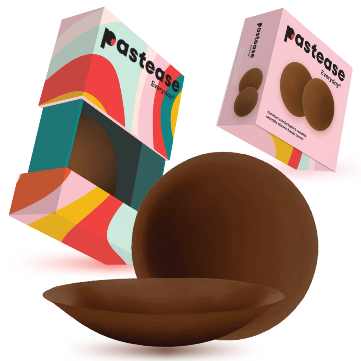 Pastease Everyday® Silicone Breast Covers - Includes Travel Box