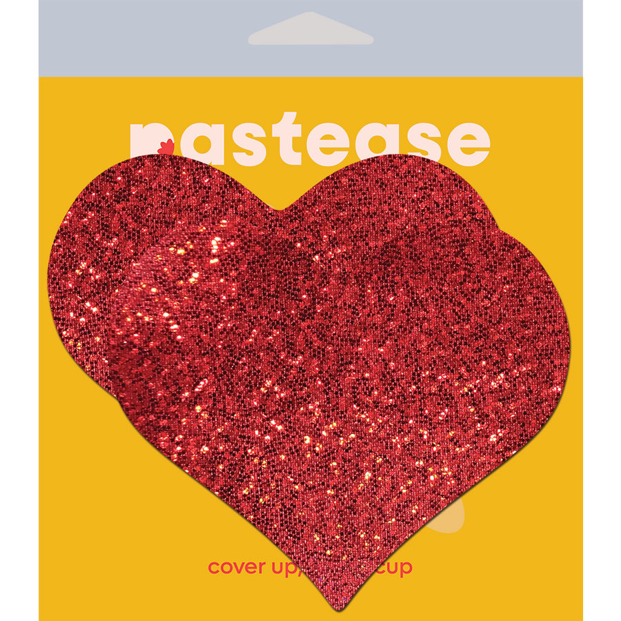 Coverage: Heart Glitter Red Support Tape