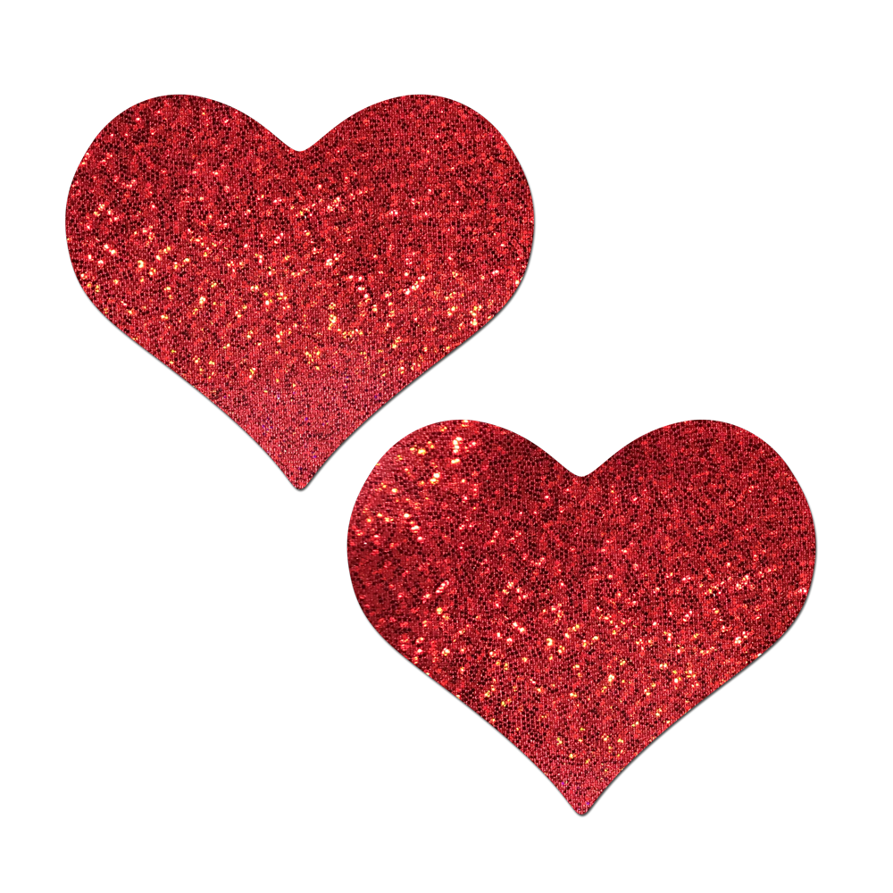 Coverage: Heart Glitter Red Support Tape